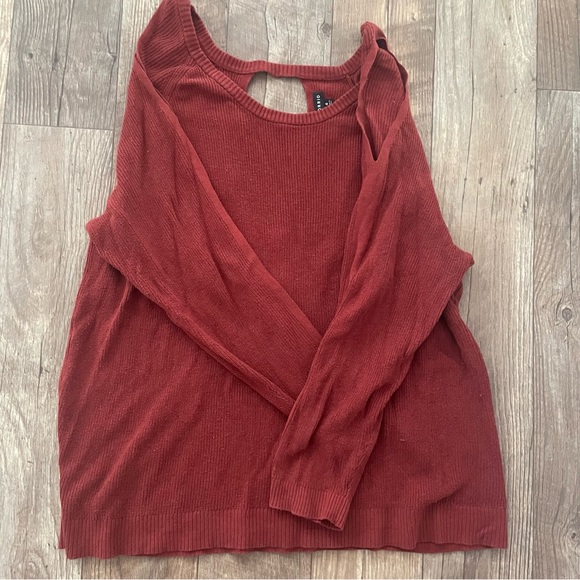 torrid | Sweaters | Torrid Rust Orange Cold Shoulder Sweater 4x | Poshmark